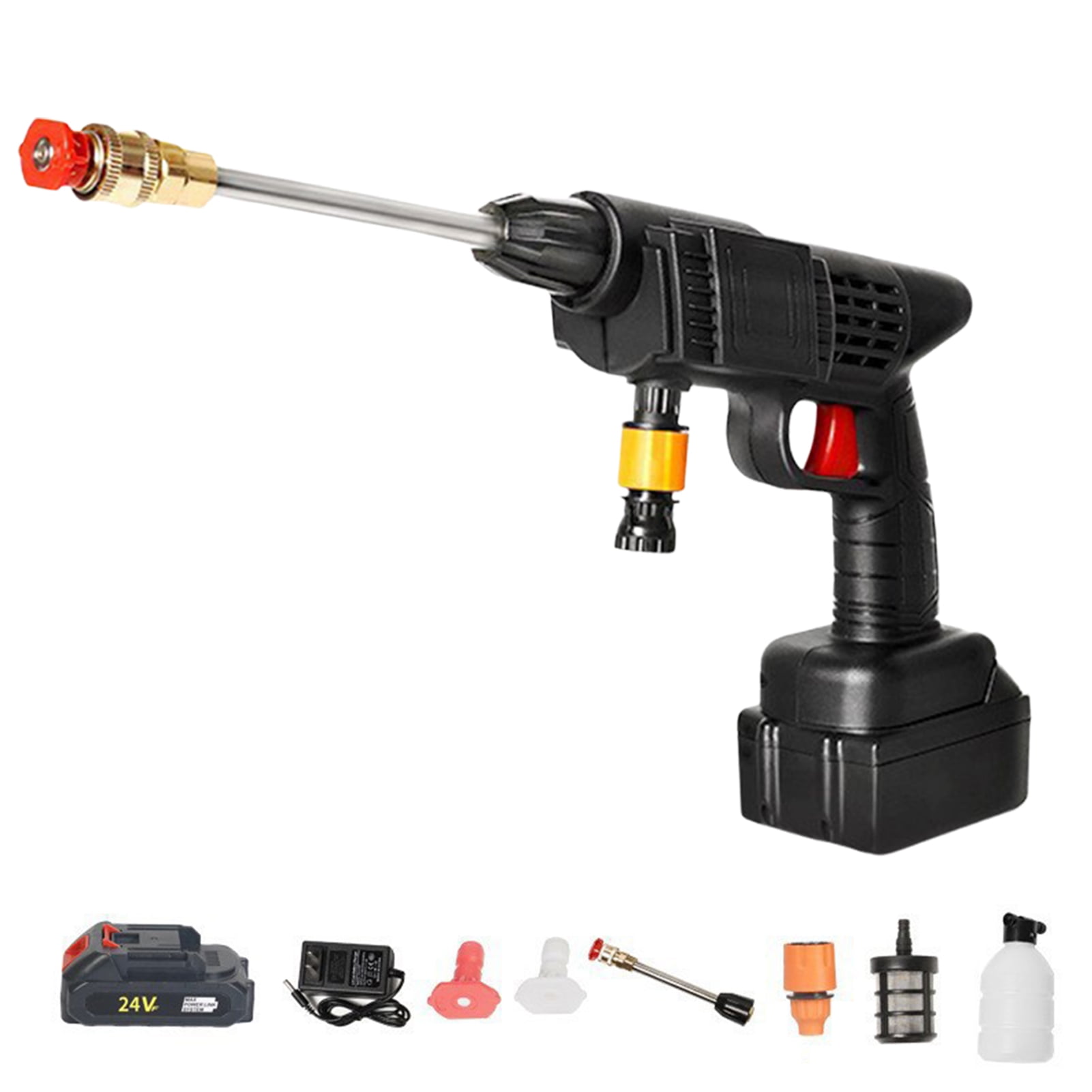 Lomubue Cordless Pressure Washer Electric Car Washing Machine ...