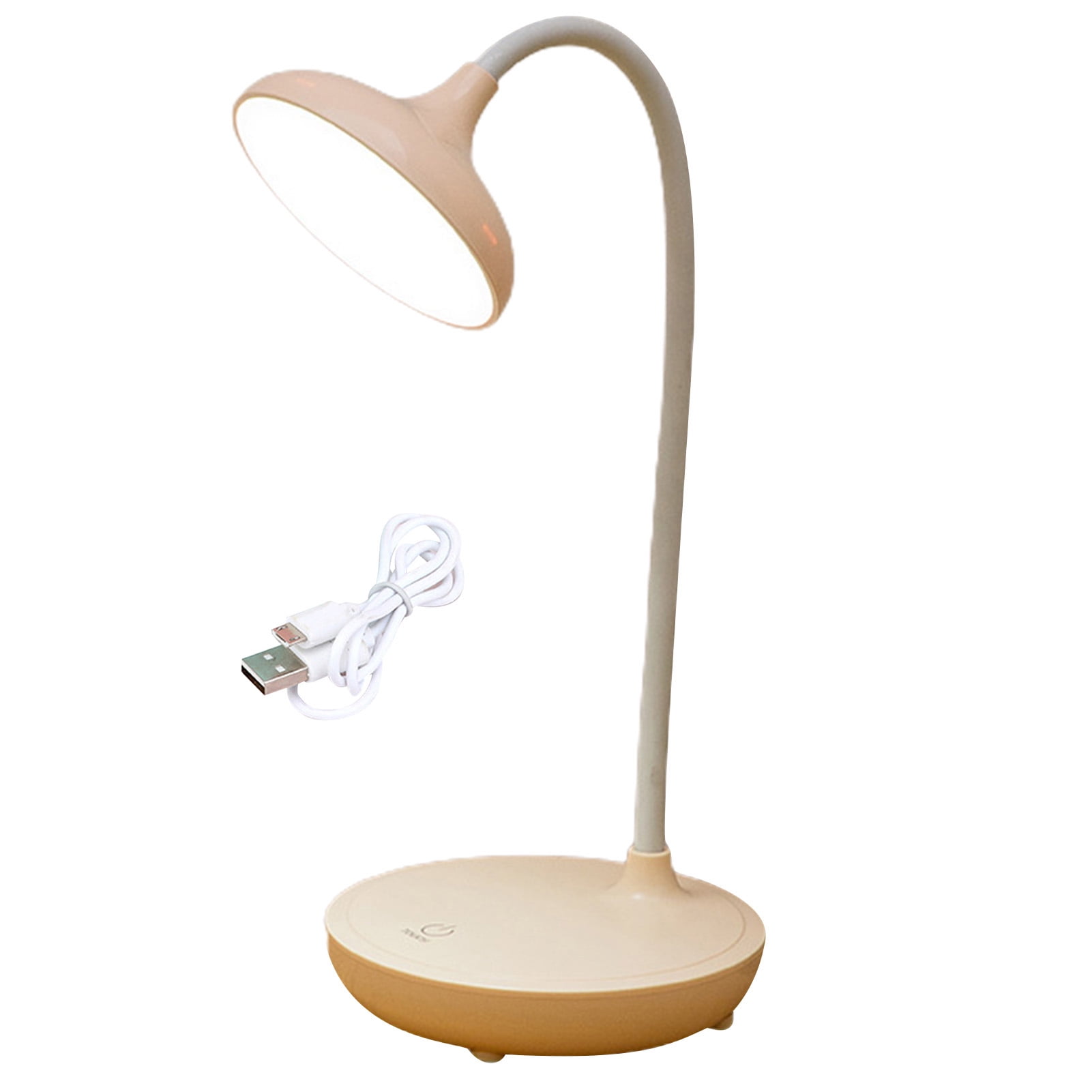 Lomubue Desk Lamp Flexible Hose Design Flicker-Free Eye Protection Non ...