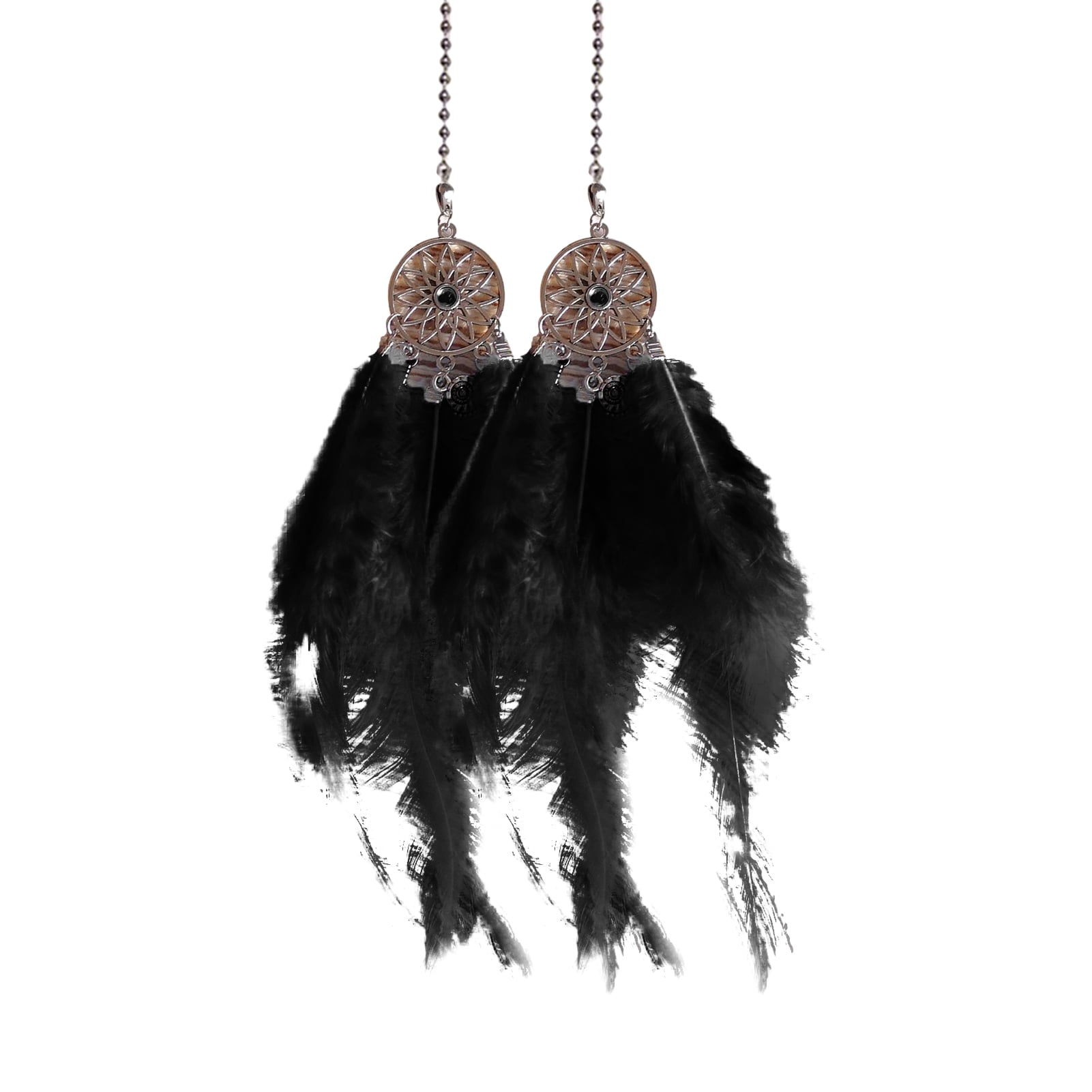 Lomubue Double-feather Dream Catcher Pendant Good Luck Car Decoration ...