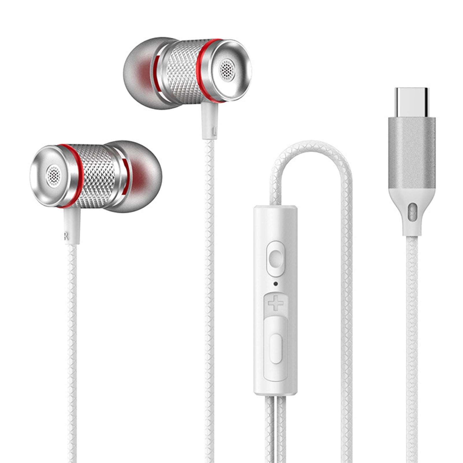 Lomubue Earphone Noise Reduction Stereo Sound Ergonomic Composite ...