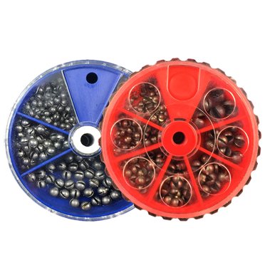 South Bend Removable Split Shot Sinker Fishing Weights Terminal Tackle ...