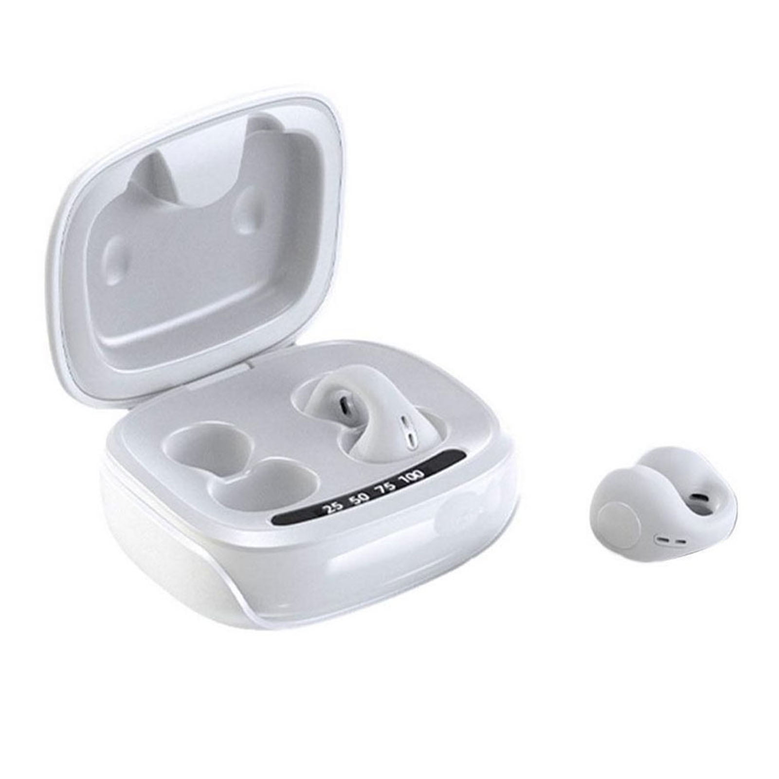 Lomubue JX80 Wireless Earbud HiFi Stereo Surround Bone Conduction LED Digital Display Bluetooth ...