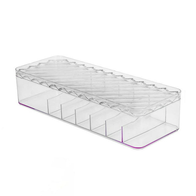 Lomubue Large Capacity Multi-compartments Transparent Cable Storage Box ...