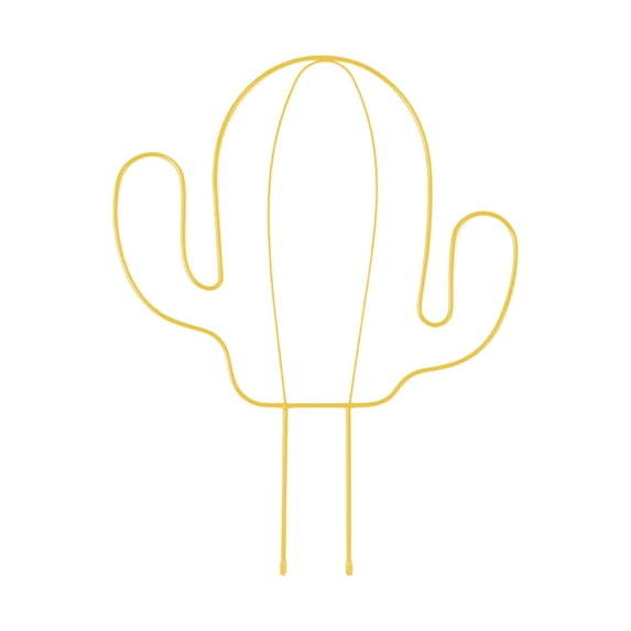 Lomubue Plant Rack Hollow Rust-proof Cactus Shape Potted Flower Ivy ...