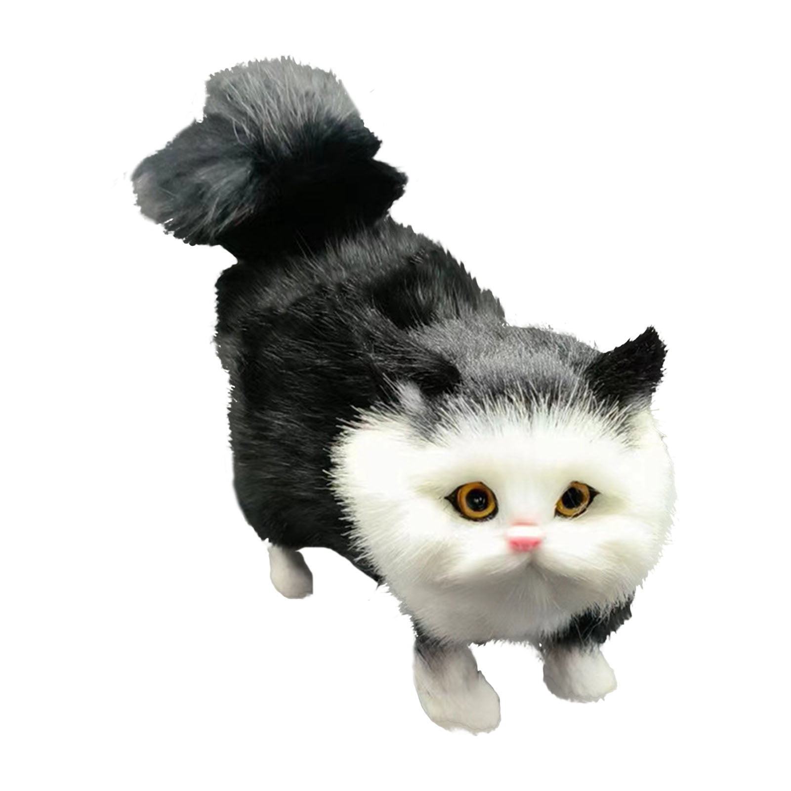 Lomubue Simulation Cat Doll Realistic Lifelike Vivid Face Expressions ...
