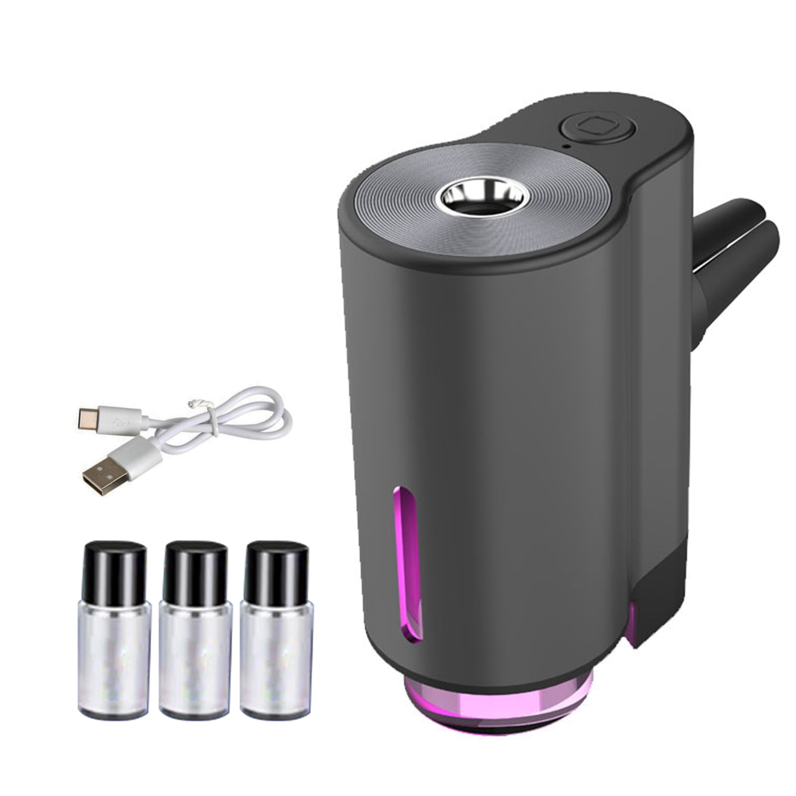 Lomubue Smart Car Air Freshener Intelligent Car Aroma with Projector ...