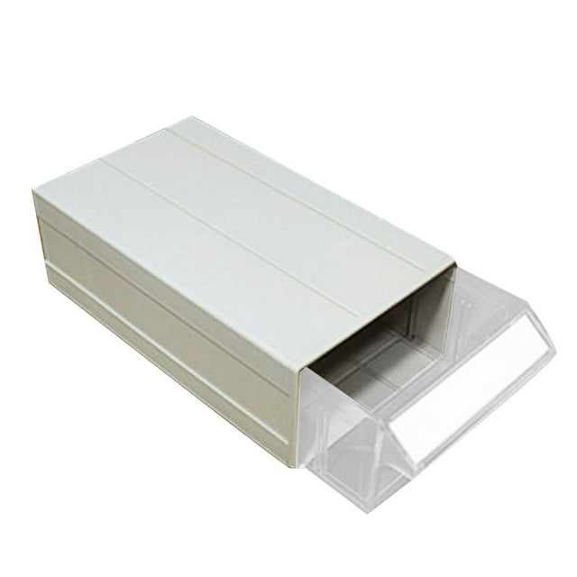 Lomubue Stackable Plastic Thick Small Parts Cabinet Container Box ...