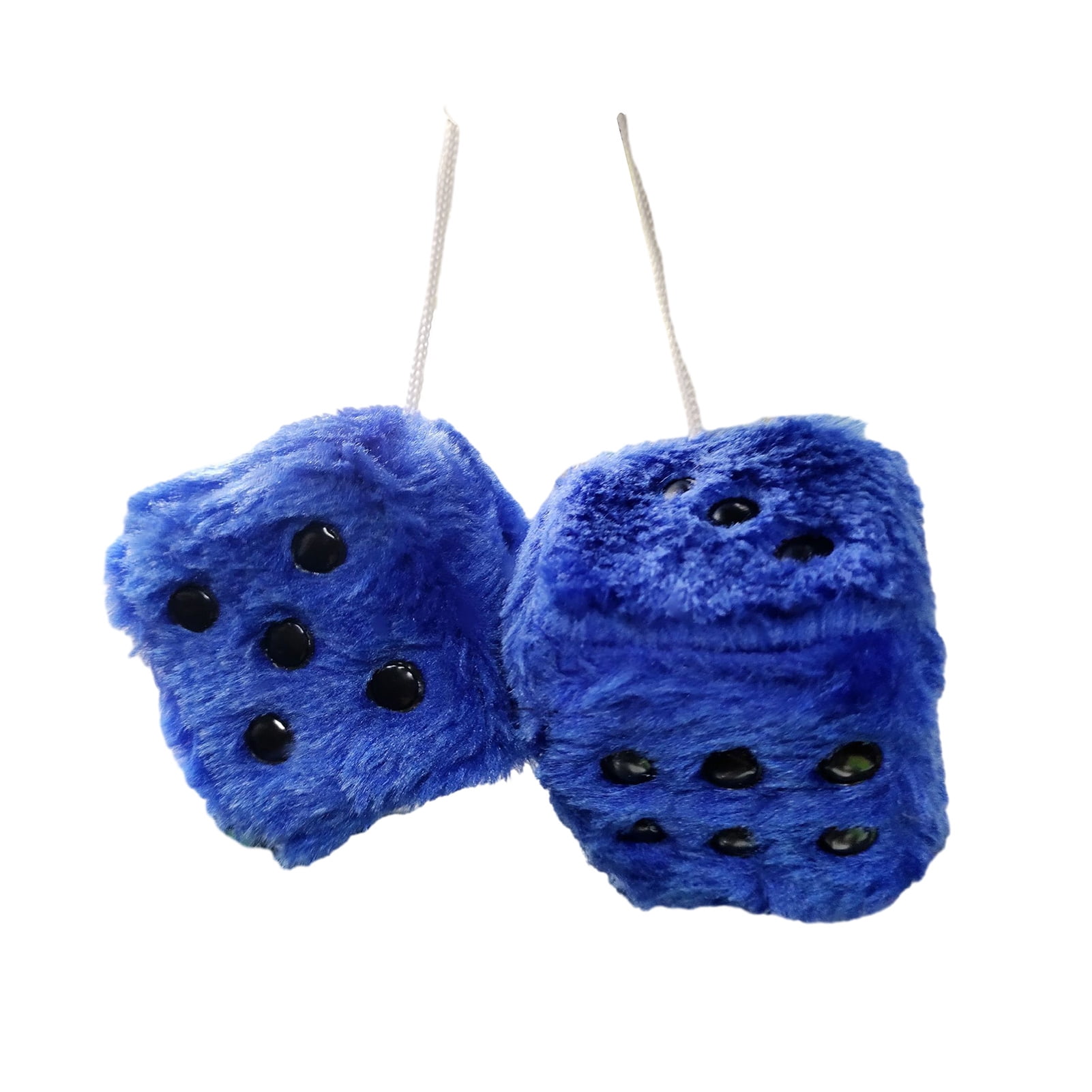Lomubue Stuffed Dice Toy Colorful 6cm Cube Fluffy Dot Dice Plushies ...