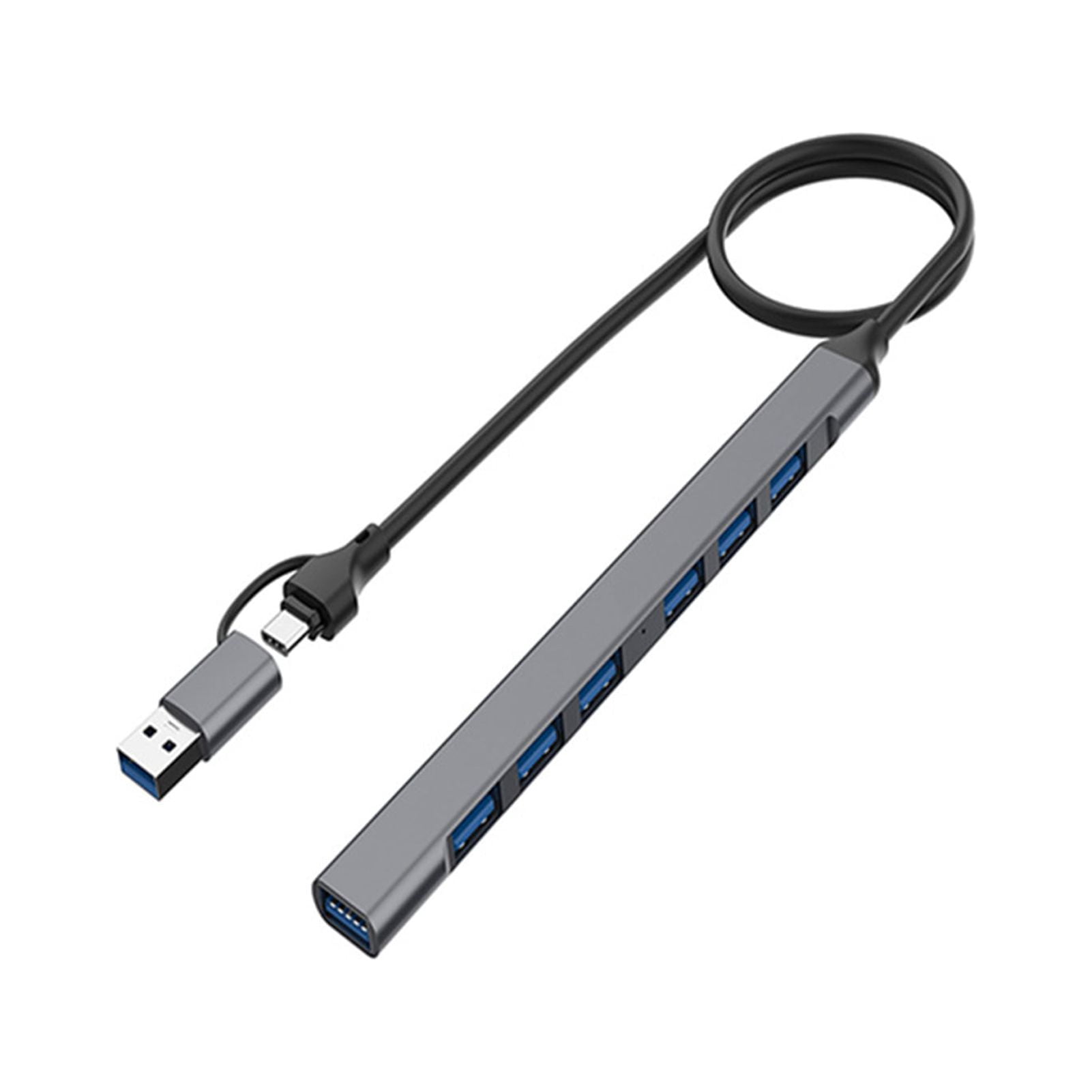 Lomubue USB C Hub Plug Play Driver free Multiport Stable Output High ...