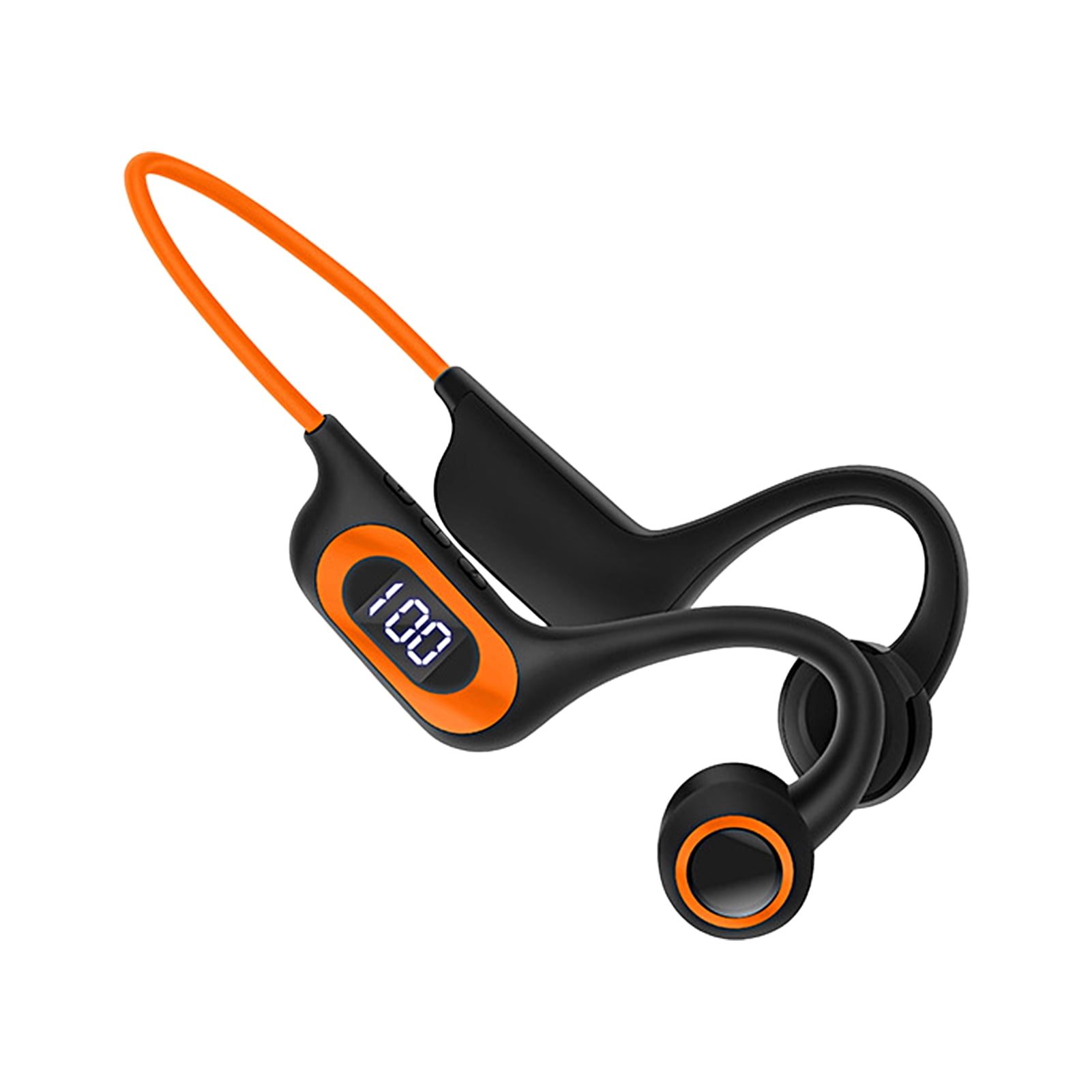 Lomubue Wireless Headphone Card Playable LED Power Digital Display ...