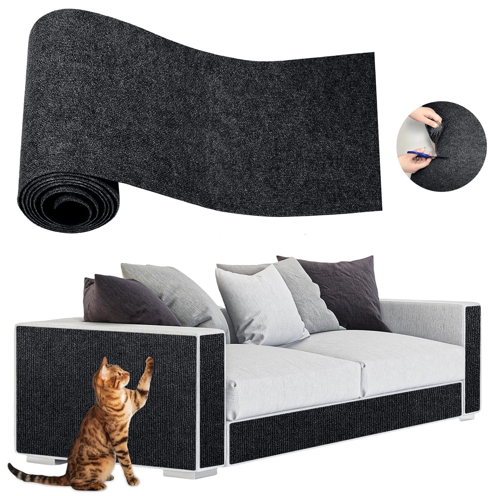 Lomyolo Cat Scratching Pads Furniture Couch Protector from Cats ...