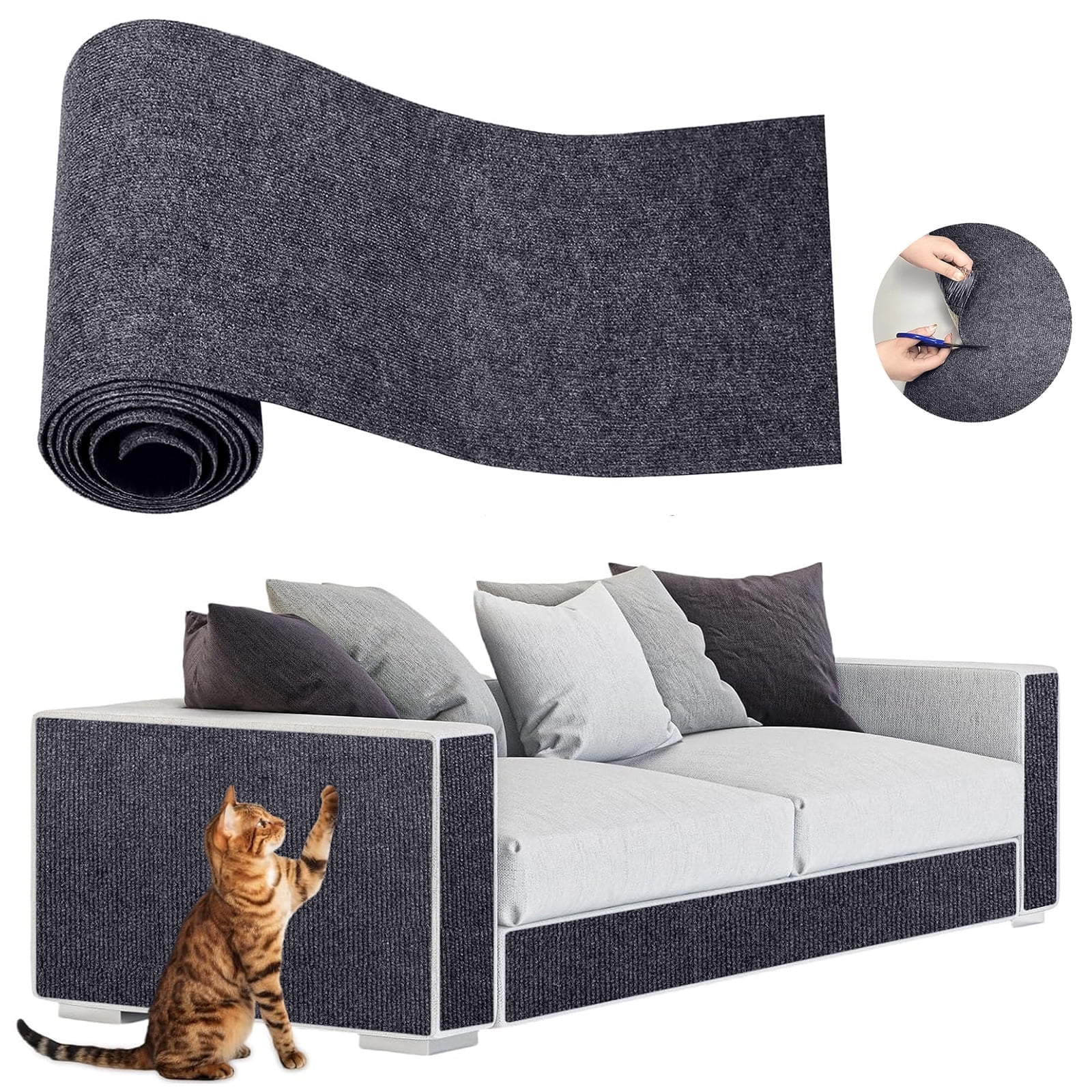 Lomyolo Cat Scratching Pads Furniture Couch Protector from Cats ...