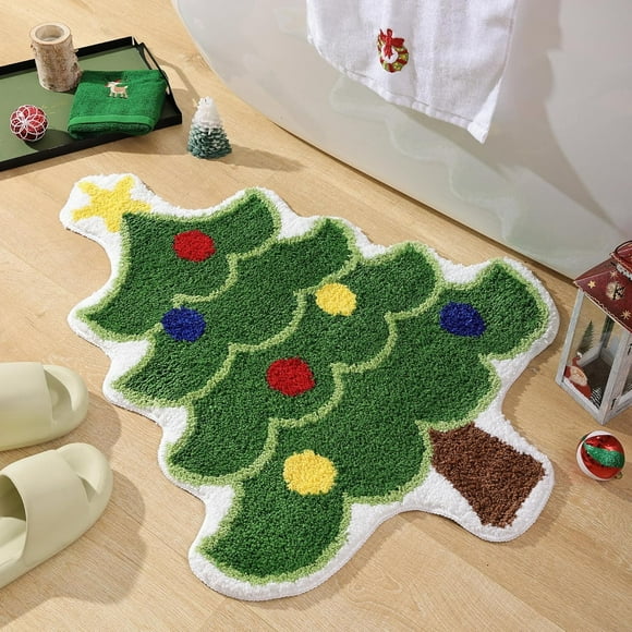 Christmas Bathroom Rugs