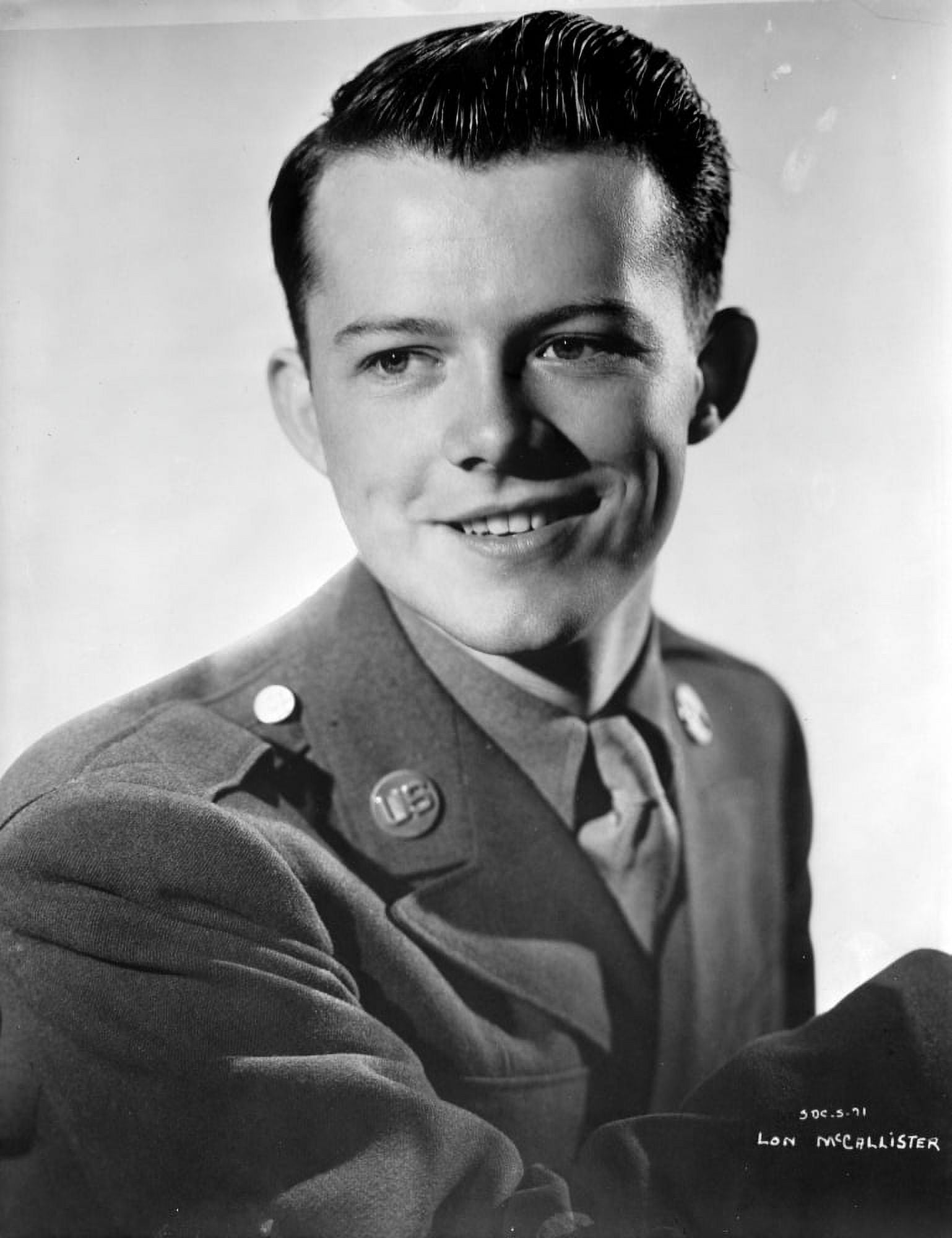 Lon McCallister smiling in Classic Portrait Photo Print (8 x 10 ...