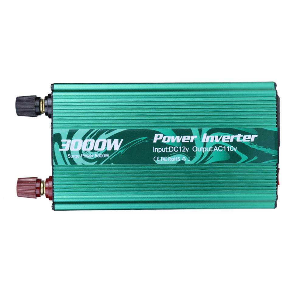 Lona 3000W 12V Inverter DC 12V to AC 110V 220V Inverter Pure Sine USB ...