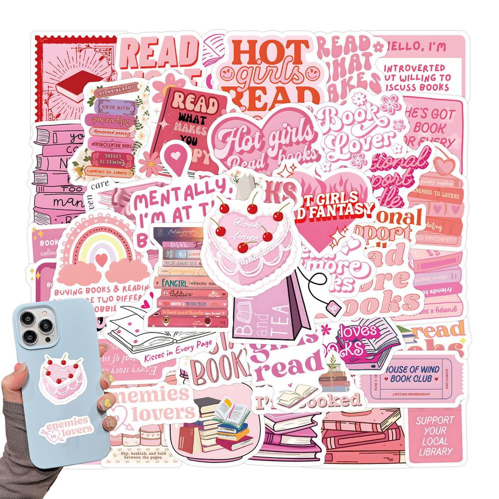 Lona Aesthetic Reading Stickers Book Aesthetic Reading Decals Reading ...