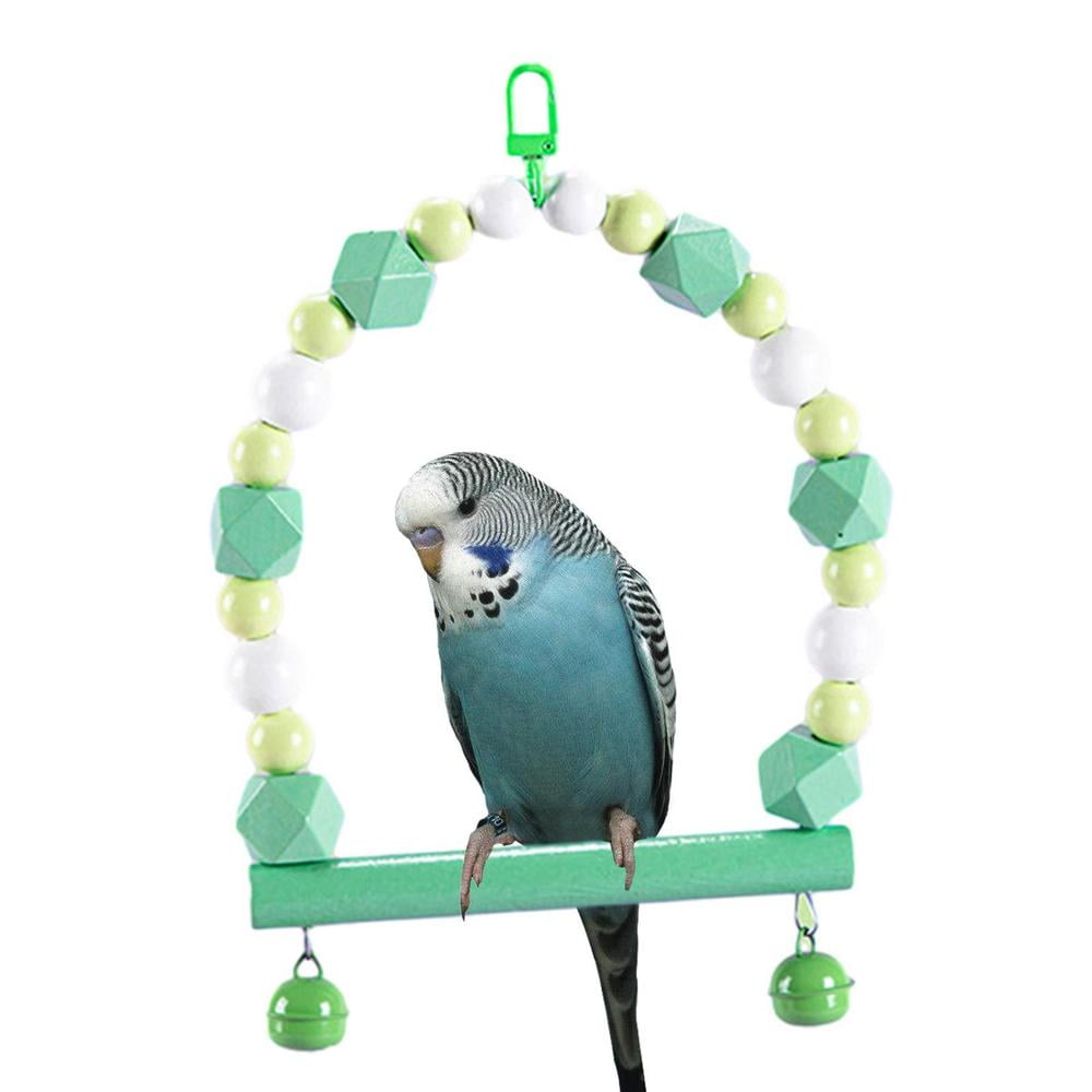 Lona Bird Swings for Parrots Swing Perch Climbing Toy Parakeet Toys ...