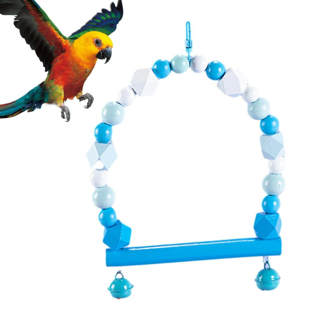 Lona Birds Swing Toys Swing Perch Climbing Toy Parakeet Toys Perch ...