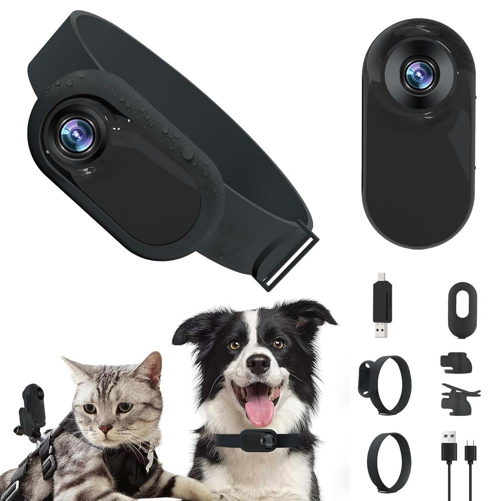 Lona Dog Tracker Collar Camera Hd 1080P Wireless Collar Camera Stable ...