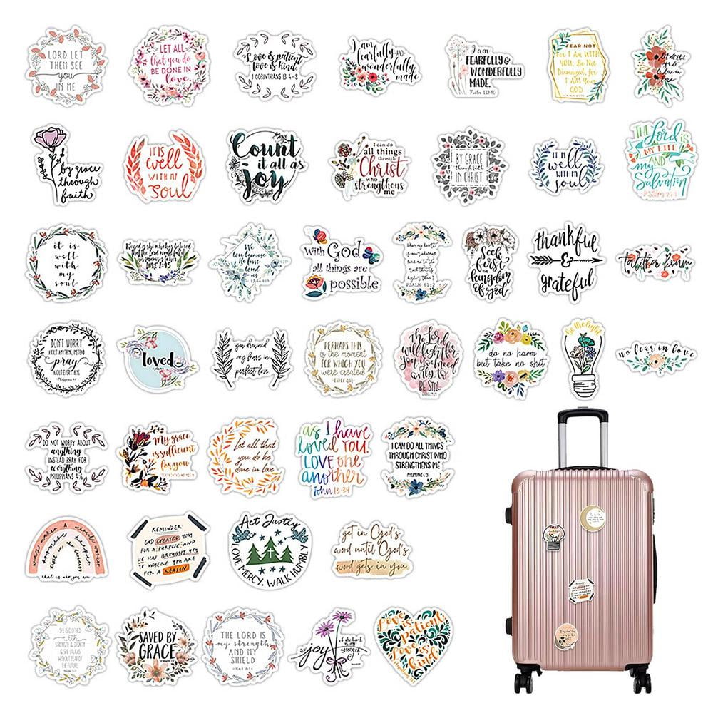 Lona Bible Quote Stickers Stickers For Journaling 100PCS Bible Verse ...