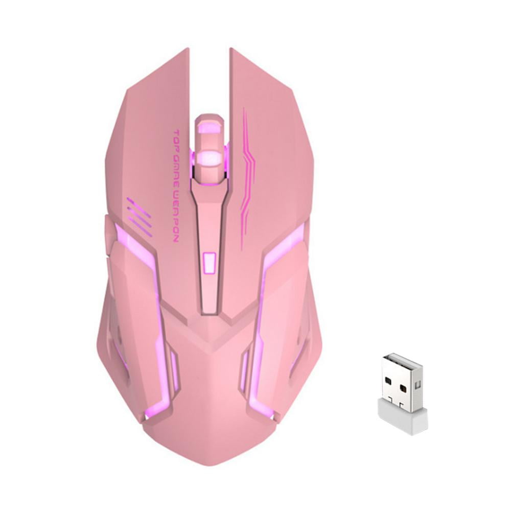 Lona Ergonomic PC Mice Wireless Rechargeable Breathing LED Light up ...