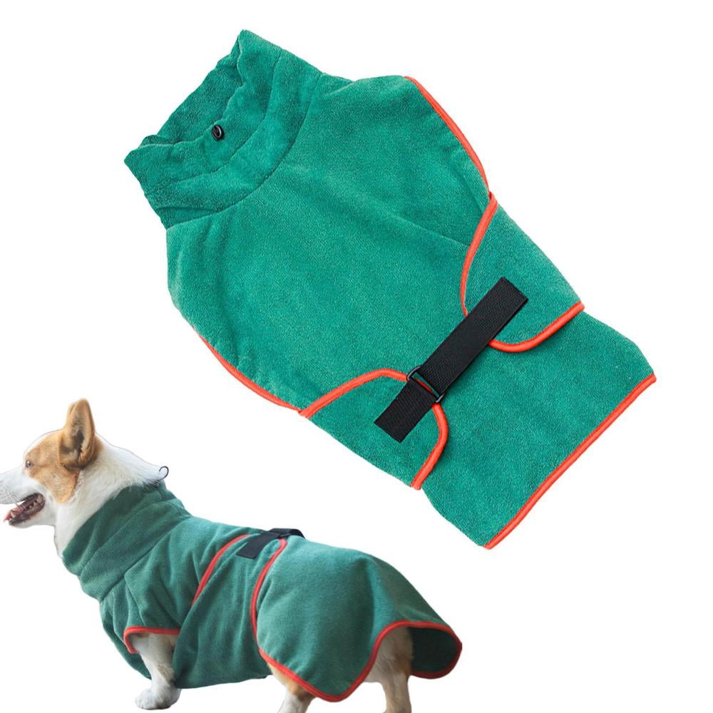 Lona Dog Bathrobe For Drying Dogs Free-Moving Dog Drying Towels Quick ...