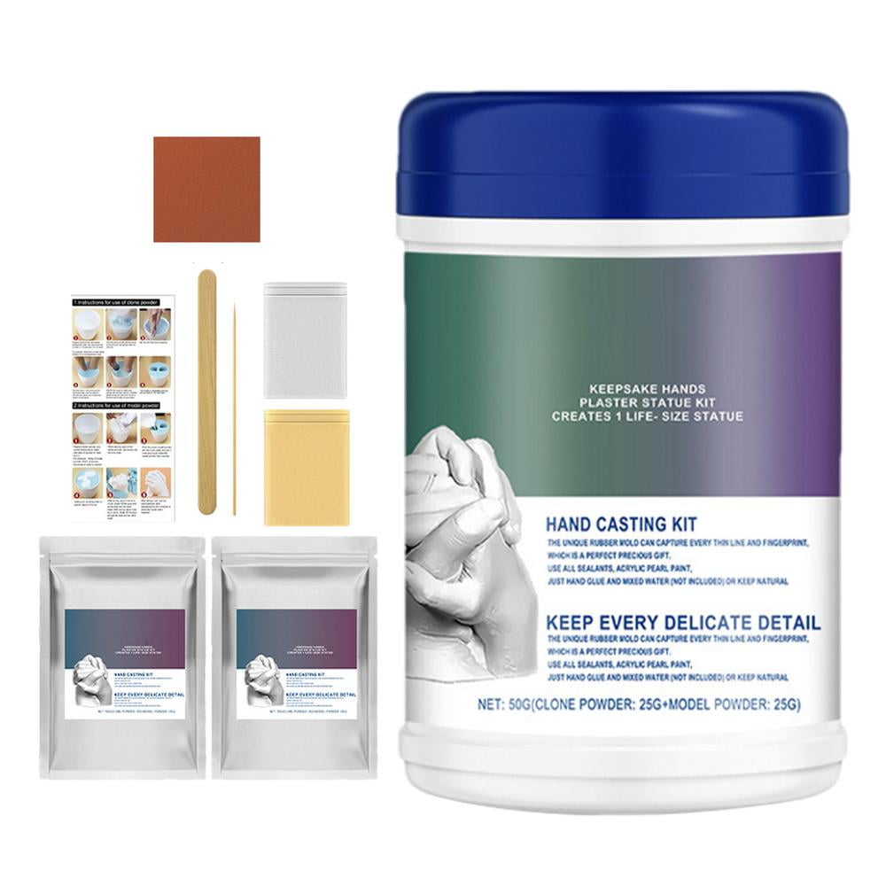 Lona Hand Mold Kit Couples Plaster Statue Molding Kit Safe Alginate ...