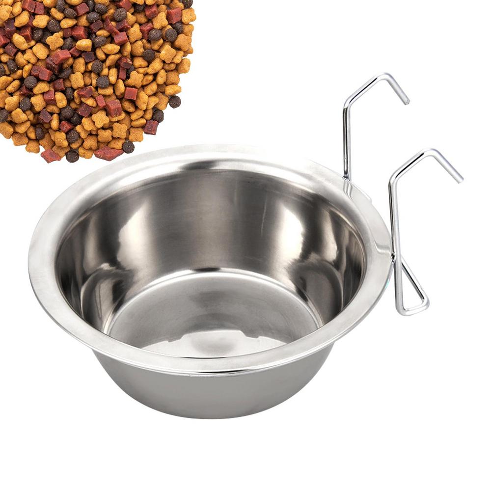 Lona Kennel Dog Bowl Anti-Spill Stainless Steel Cats Water Dispenser ...