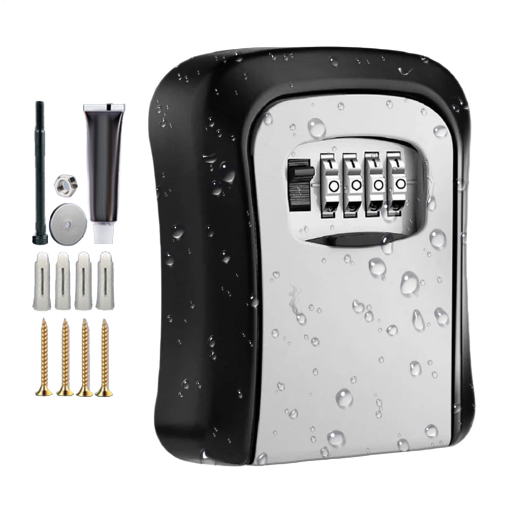 Lona Key Storage Box 4-Digit Combination Security Key Hider Resettable ...