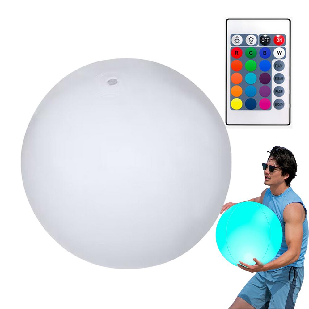 Lona Light Up Beach Balls For Pool 16 Light Colors Remote Control Pool ...