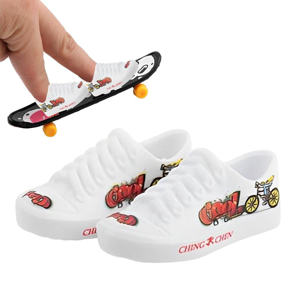 Lona Mini Fingerboard Shoes Miniature Skateboard Shoes Finger Toys Desk ...