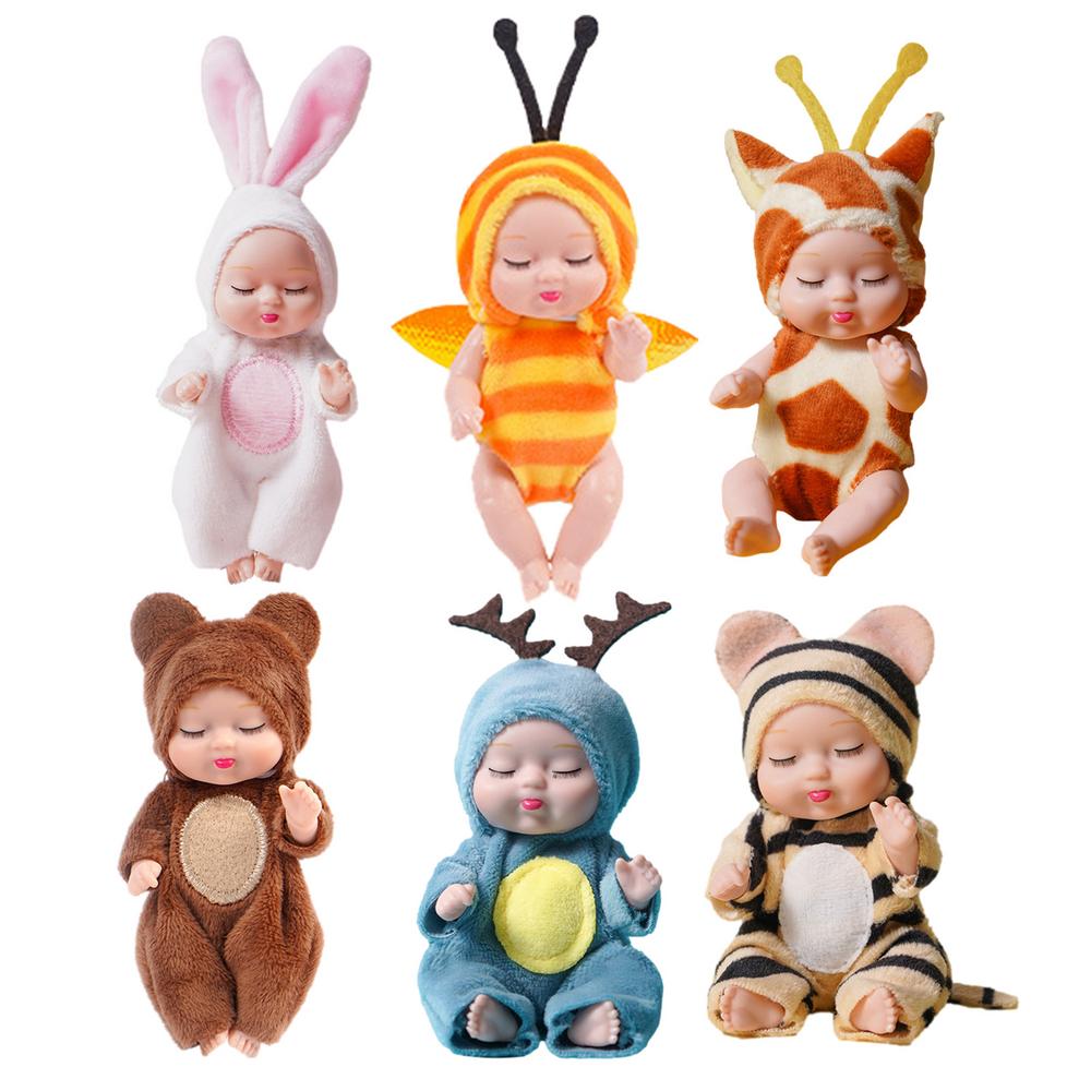 Lona Mini Reborn Dolls Realistic Mini Soft Dolls Set Ultra Soft Comfort ...