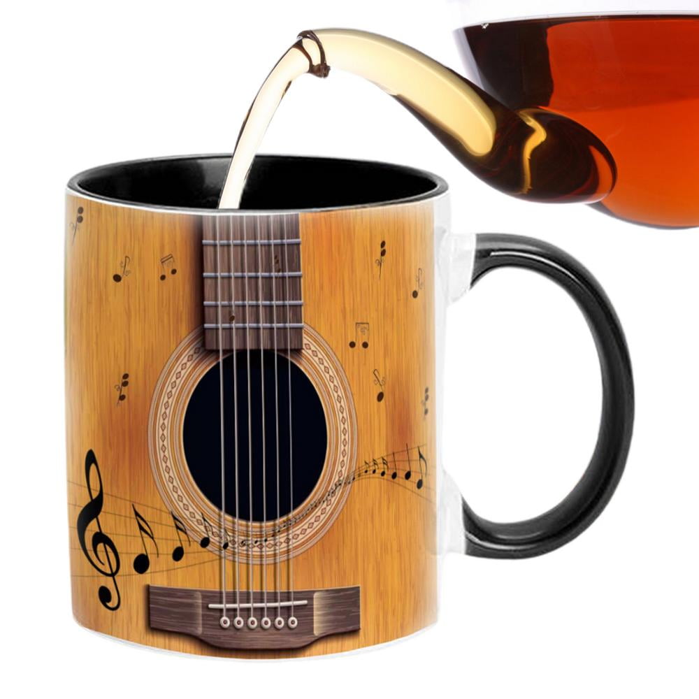 Lona Musical Coffee Cups Music Tea Cups Guitar Cup Desk Decor Tea Mug ...