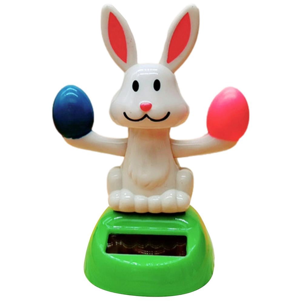 Lona Solar Dancing Easter Bunny Dancing Solar Toys Easter Rabbit Solar ...