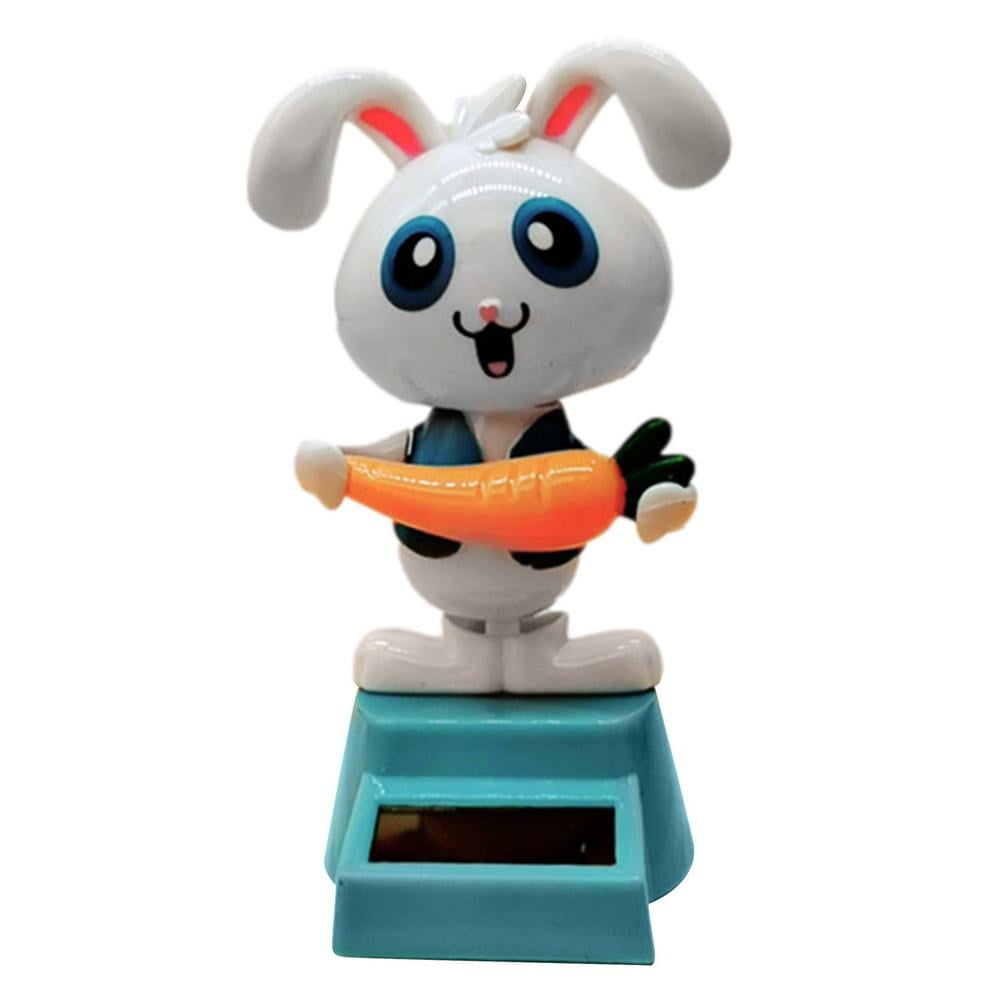 Lona Solar Powered Dancing Bunny Solar Dancing Figurines Easter Rabbit ...