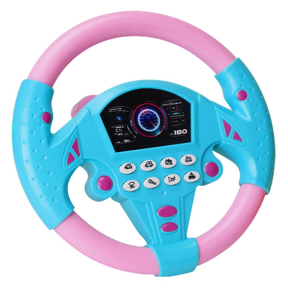 Lona Steering Wheel Toy Upgraded Fun Kids Steering Wheel Copilot Toy ...