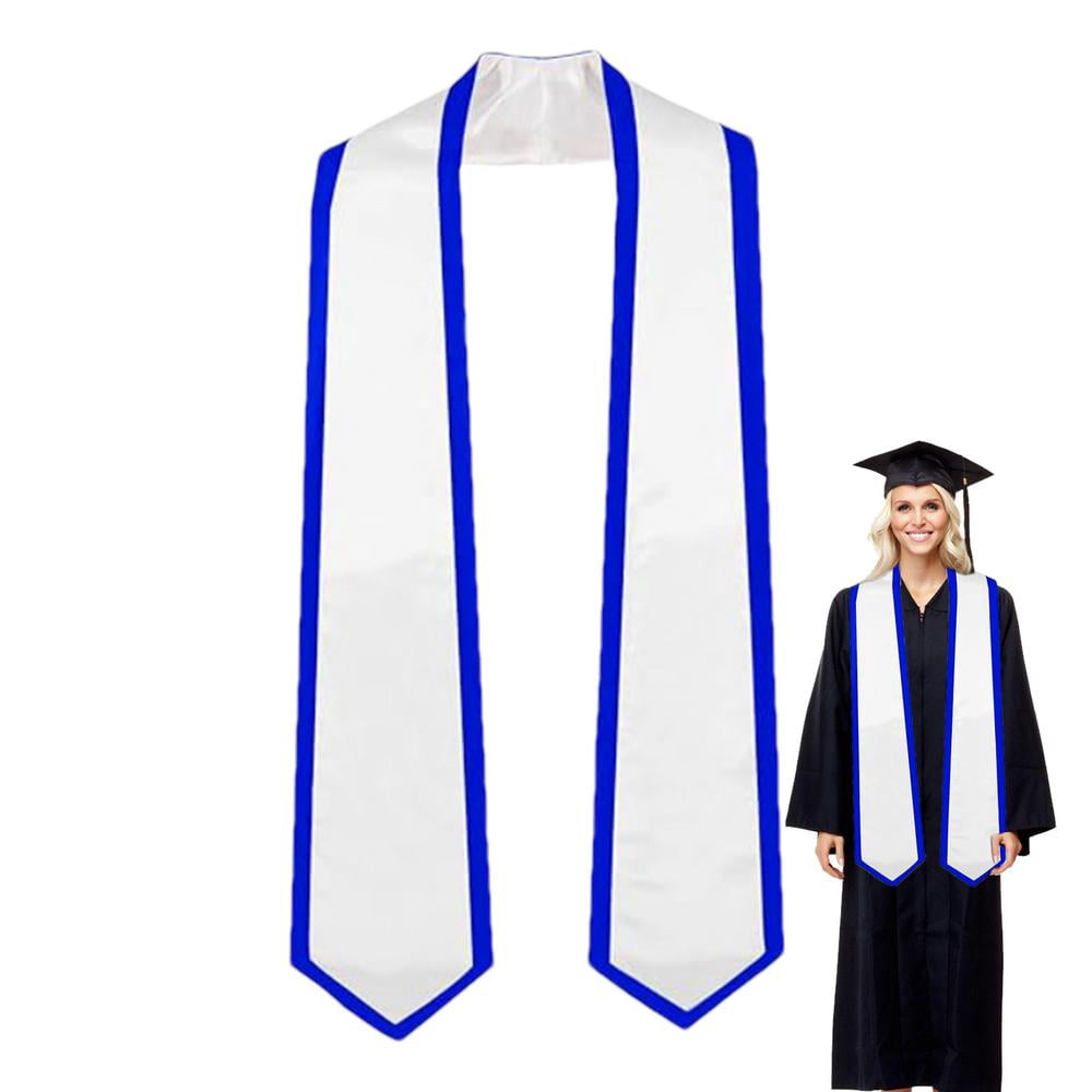 Lona Stoles For Graduation 2024 Stylish SPlain Graduate Honor Stole ...