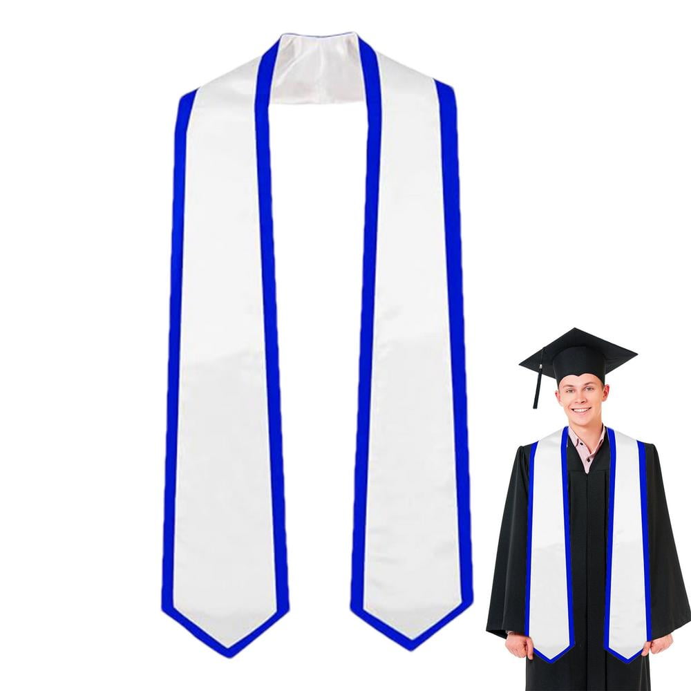 Lona Stoles For Graduation 2024 Stylish SPlain Graduate Honor Stole ...