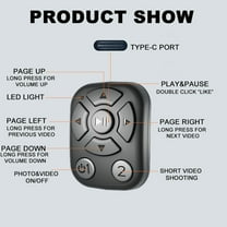 Bluetooth Remote Shutter for iPhone & Android Camera Wireless Remote ...