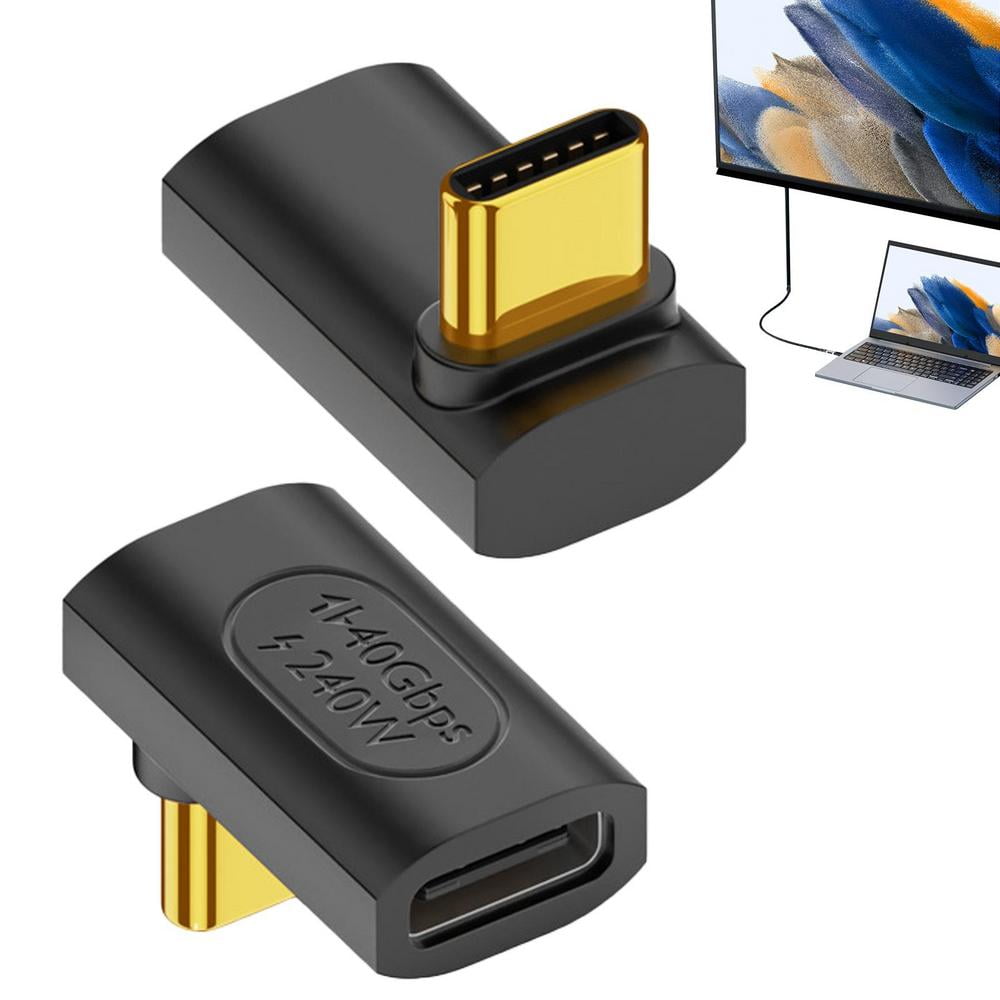 Lona Type C Angle Adapter 40Gbps 240W Type-C Adapter for Computer ...