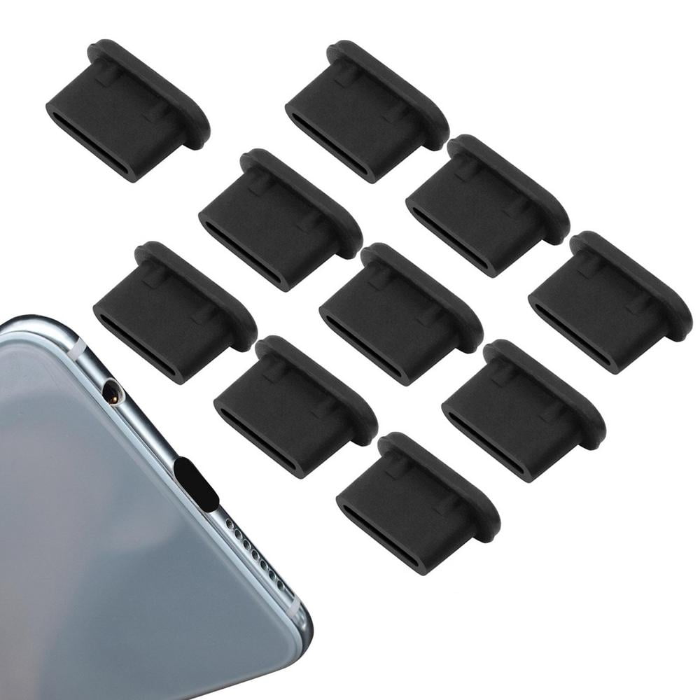 Lona Type C Dustproof Plug 10 Pieces Charging Port Cover Silicone Dust ...