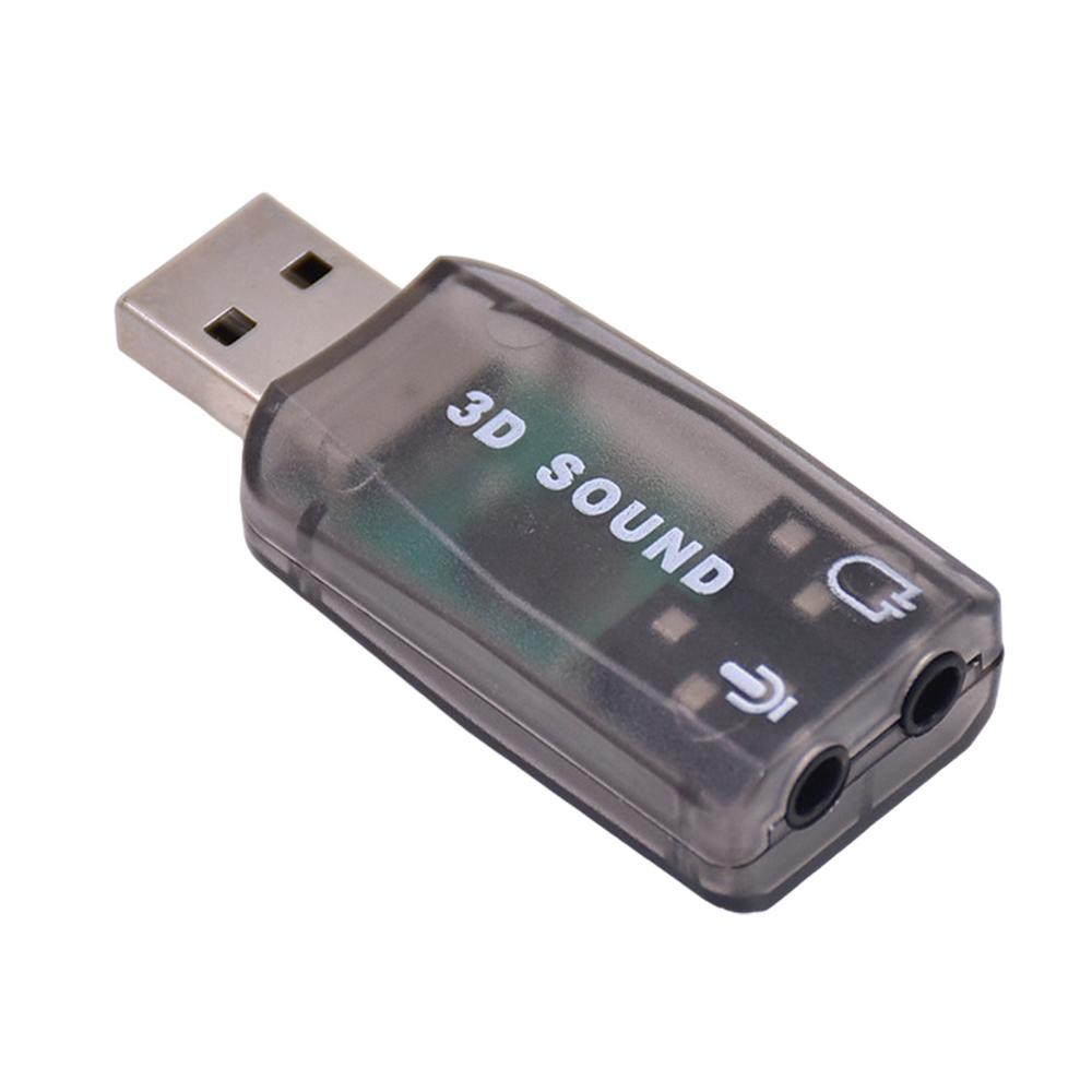Lona USB Audio Adapter Computer Stereo Sound USB Adapter 5.1 Channel PC ...