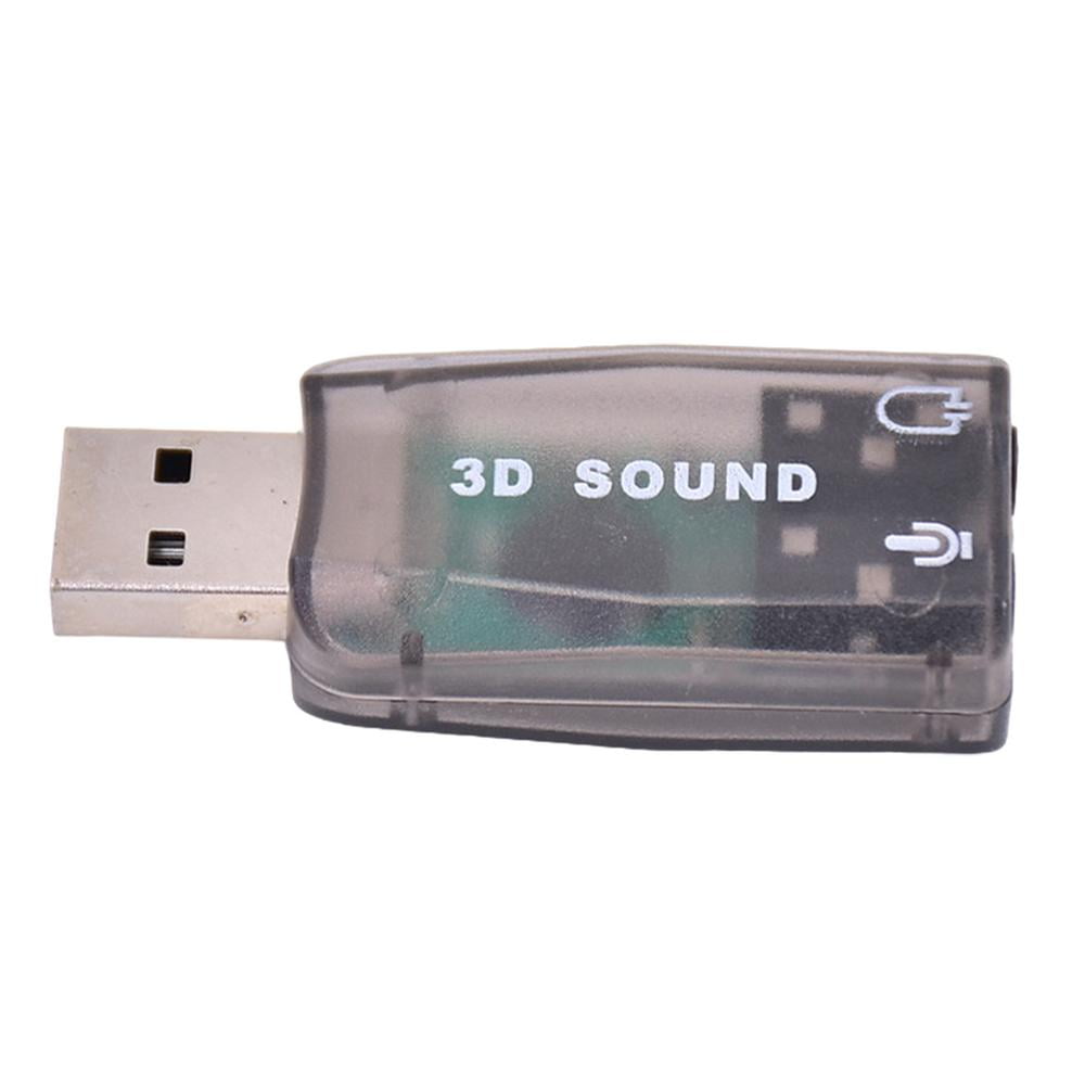 Lona USB Sound Card Adapter Computer Stereo Sound USB Adapter 5.1 ...