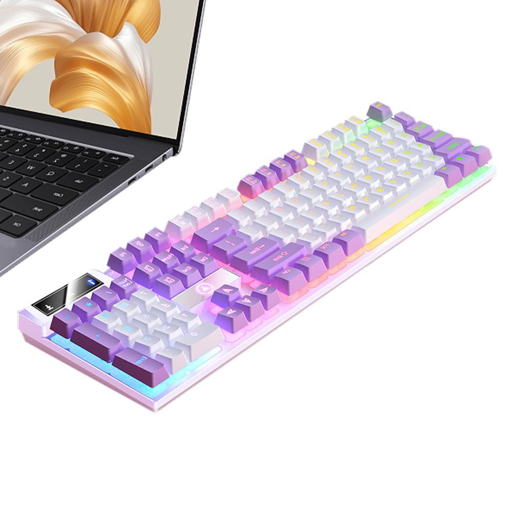 Lona Wired Mechanical Keyboard 104 Keys Desktop Computer Keyboard ...