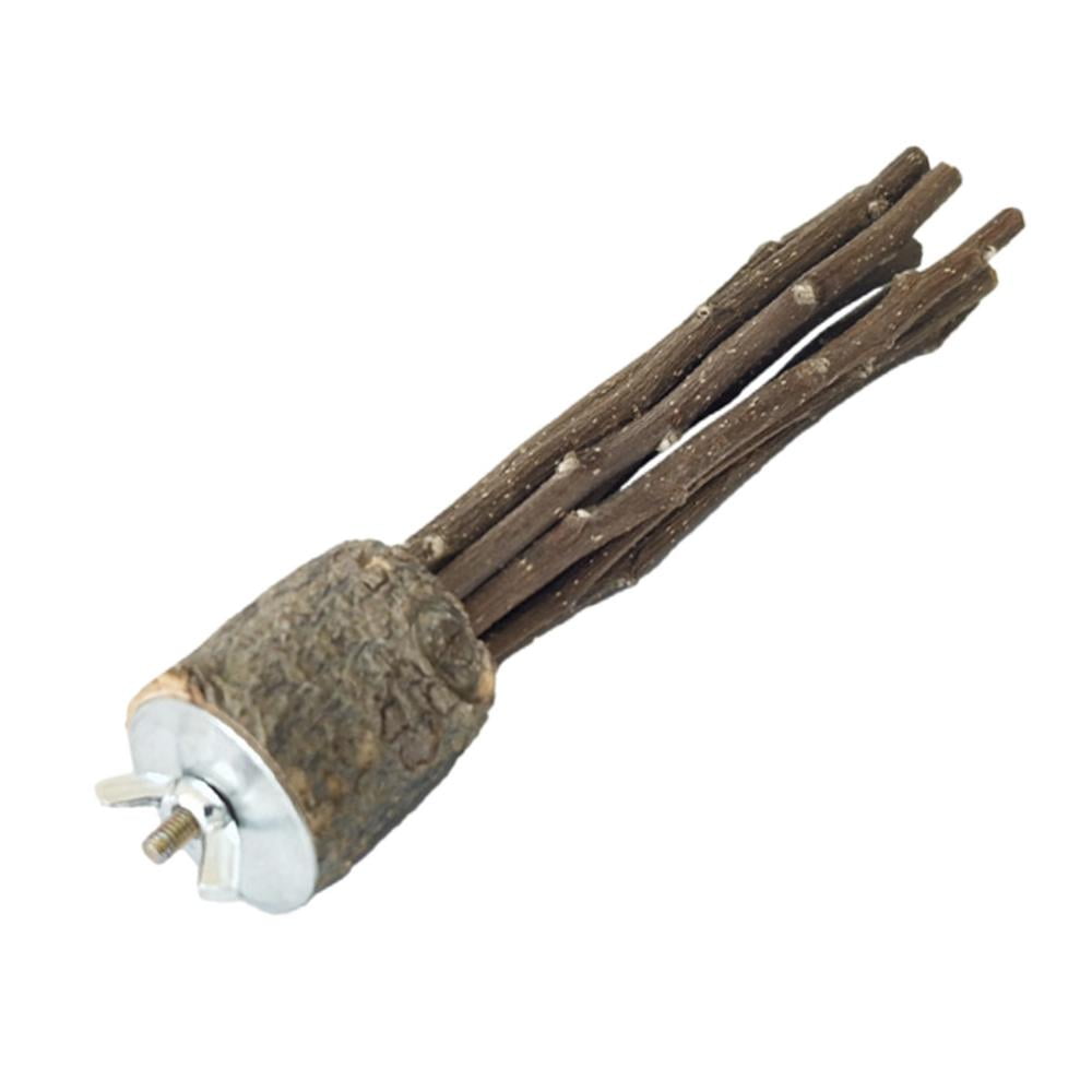 Lona Wood Parrot Perch Bird Perch Stand Natural Parrot Perch Bird Stand ...