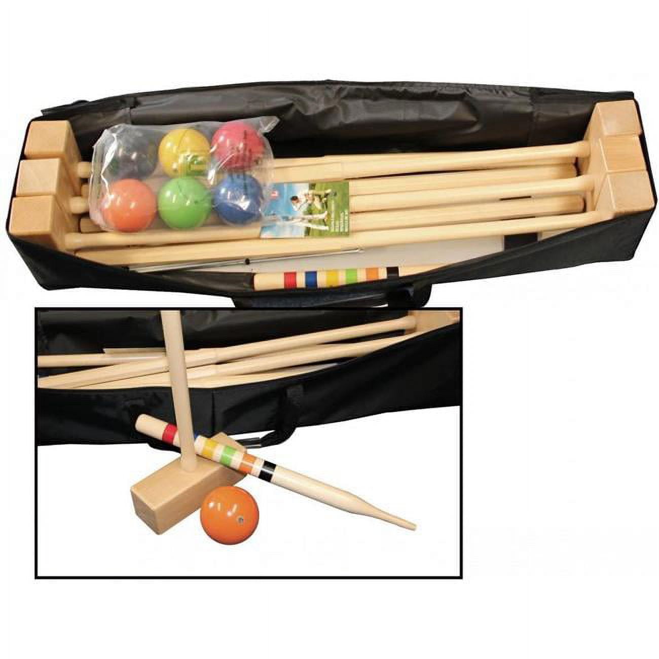Londero 6-Player Croquet Set w/Trolley - Walmart.com