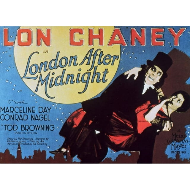 London After Midnight (1927) 11x17 Movie Poster - Walmart.com