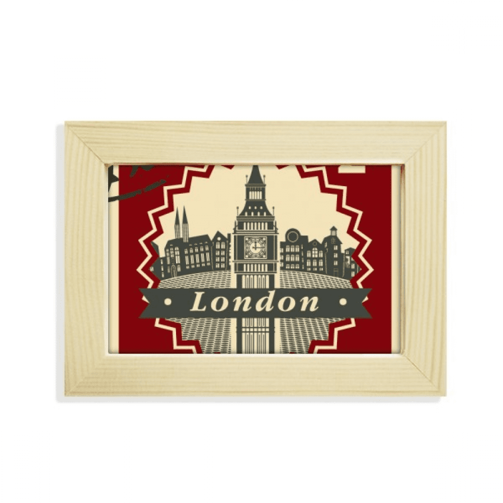 London Big Ben Stamp Outline Britain UK Desktop Decorate Photo Frame ...