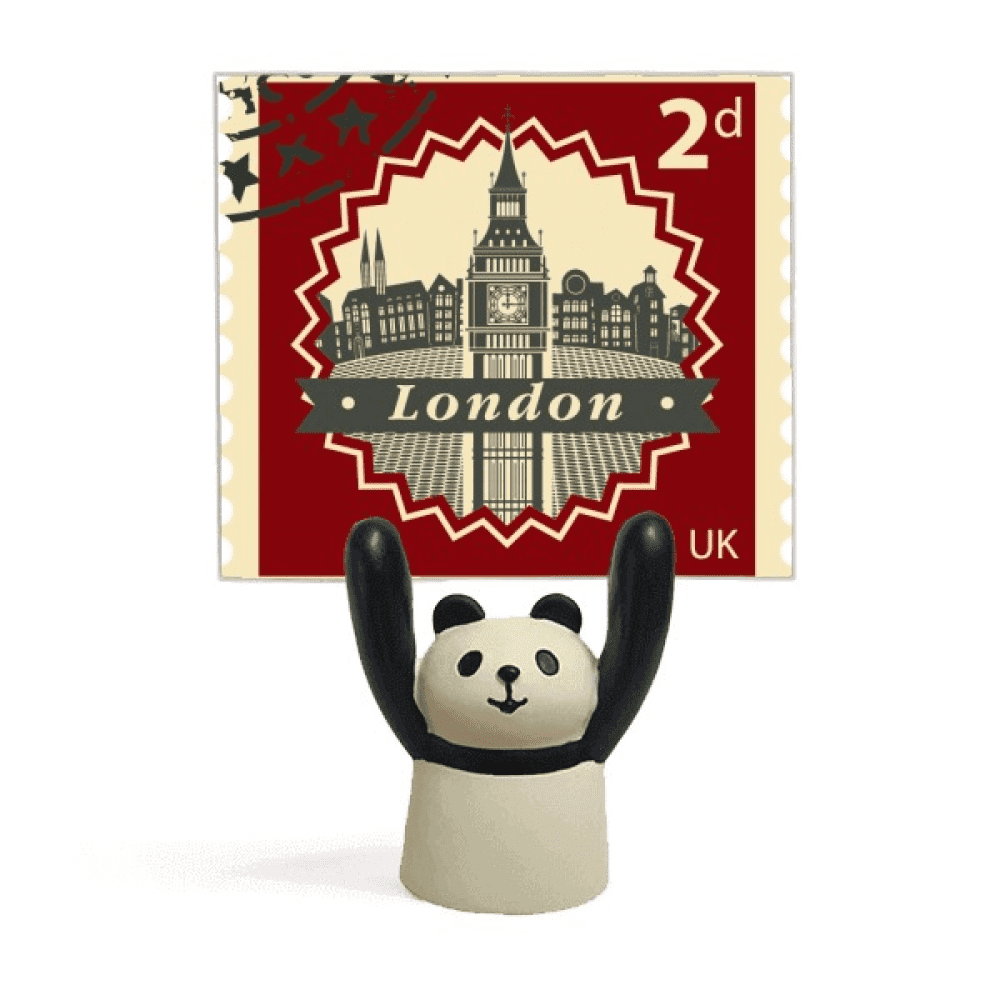 London Big Ben Stamp Outline Britain UK Memo Holder Cartoon Animal ...