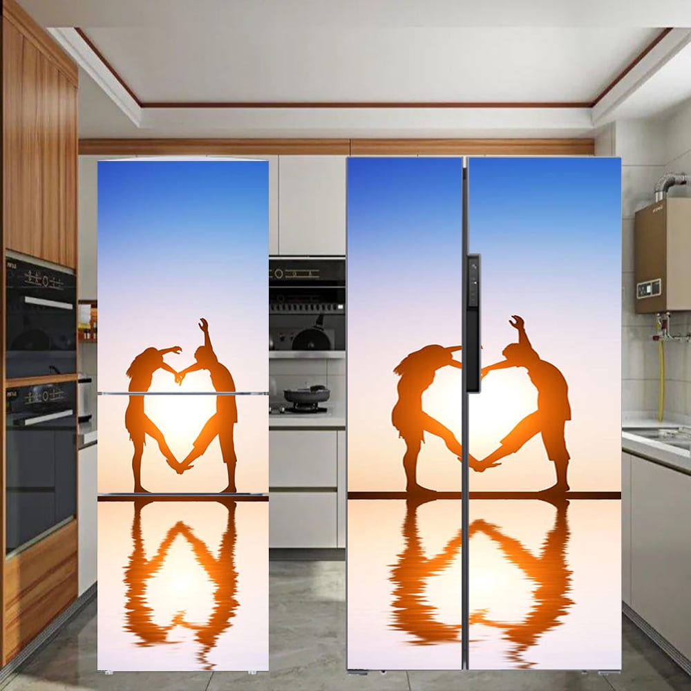 London Big Ben Wallpaper For Fridge City Street Scenery Refrigerator ...